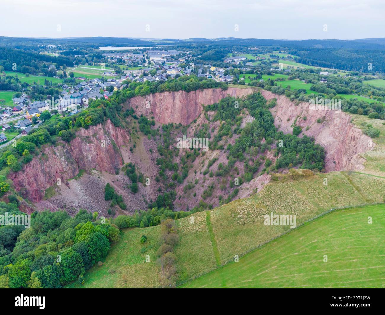 The Altenberger Pinge is a pinge in Altenberg in the Osterzgebirge that ...