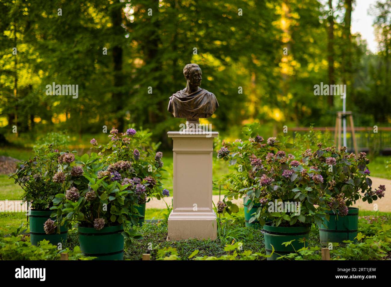 Hermann Fuerst von Pueckler-Muskau created the Branitz Park and the ...