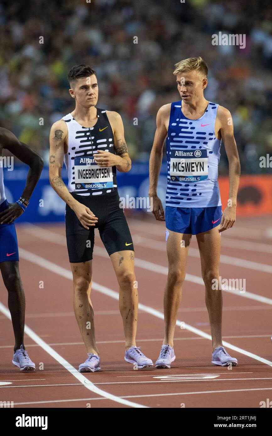 Jakob Ingebrigtsen of Norway broke the 24 year old 2000m World Record ...
