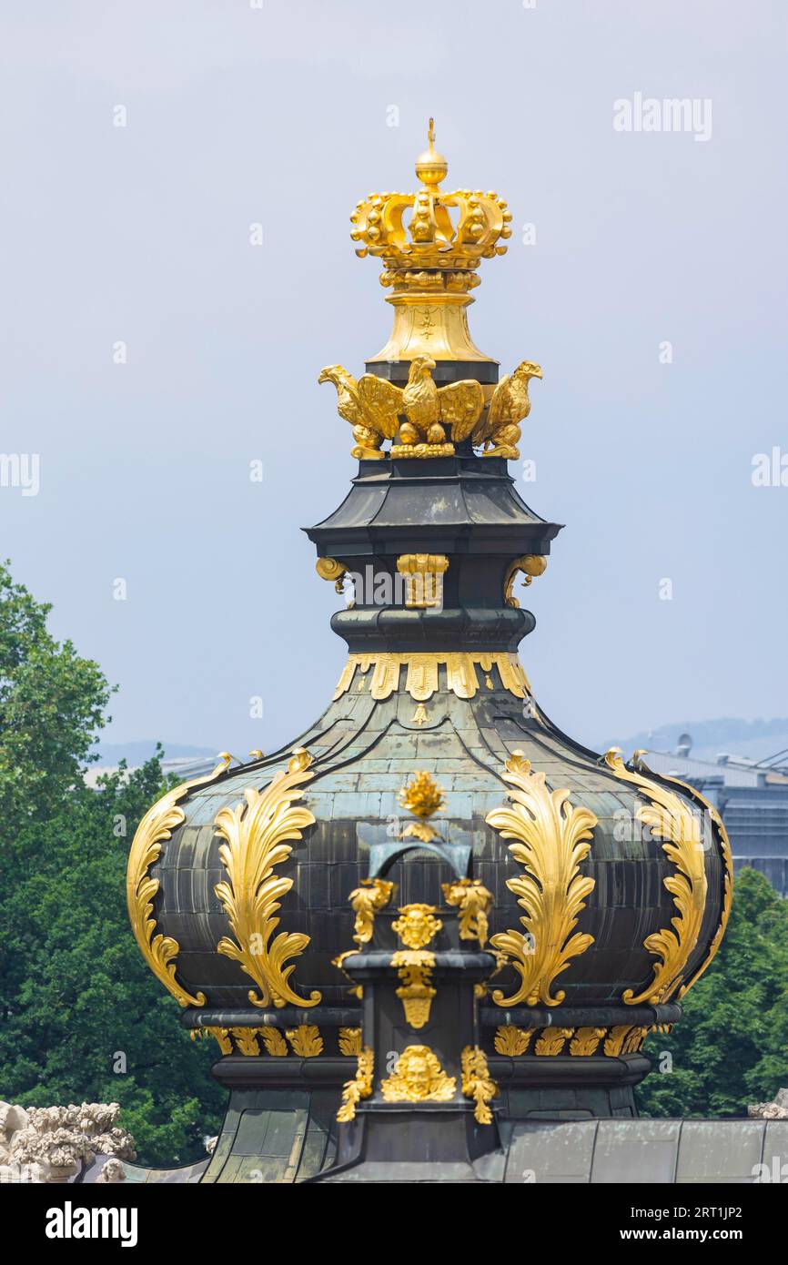 Dresden View over the rooftops Stock Photo - Alamy