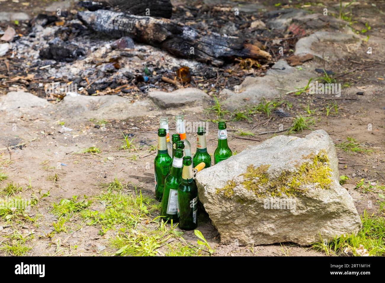 Litter in public spaces Stock Photo - Alamy