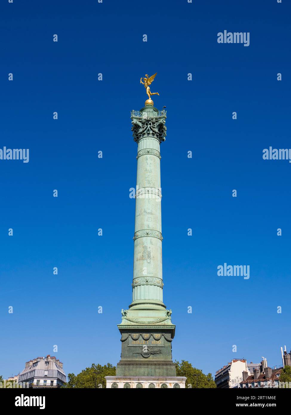 Place de la Bastille, The July Column, Colonne de Juillet, Monument at ...