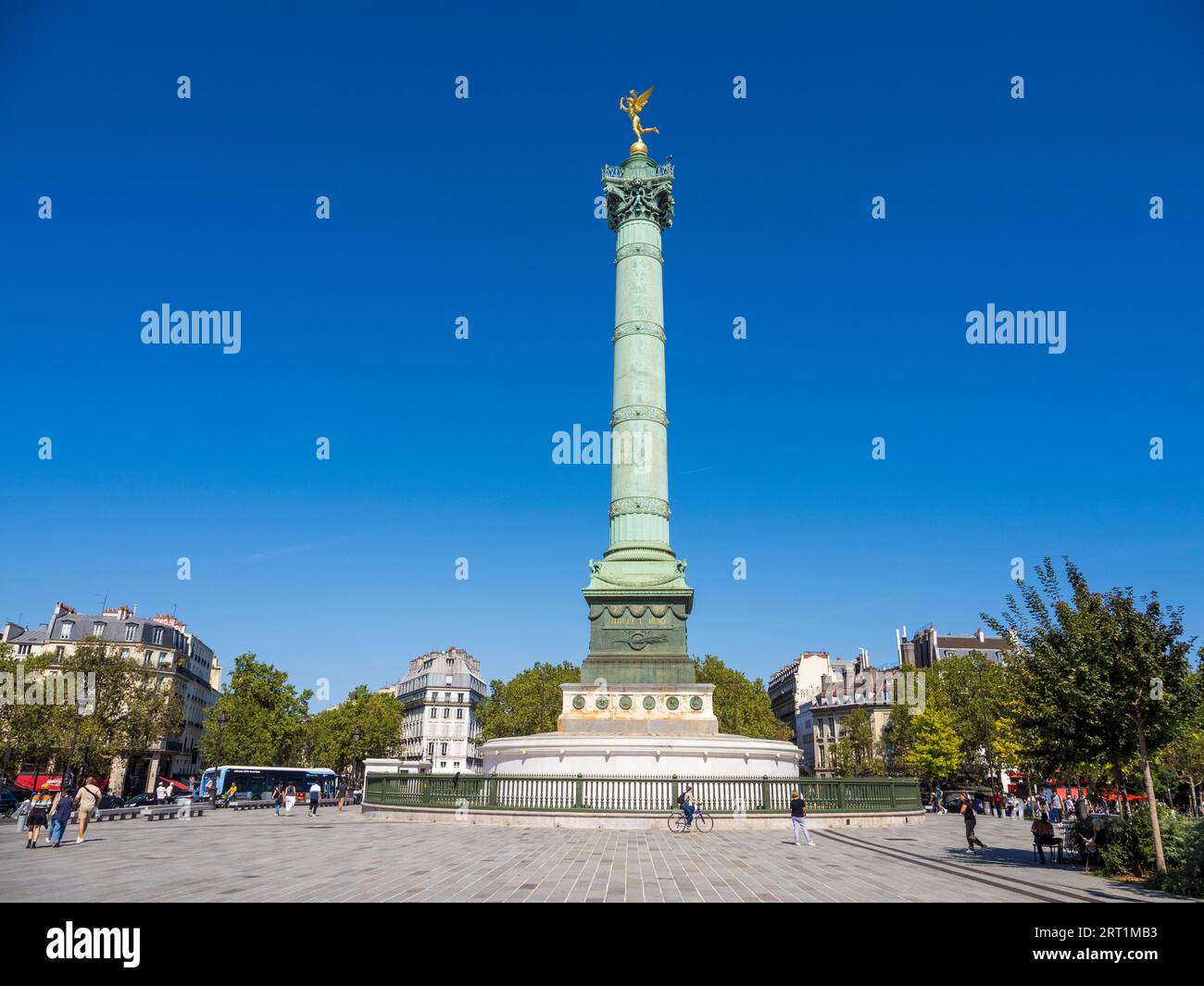 Place de la Bastille, The July Column, Colonne de Juillet, Monument at ...