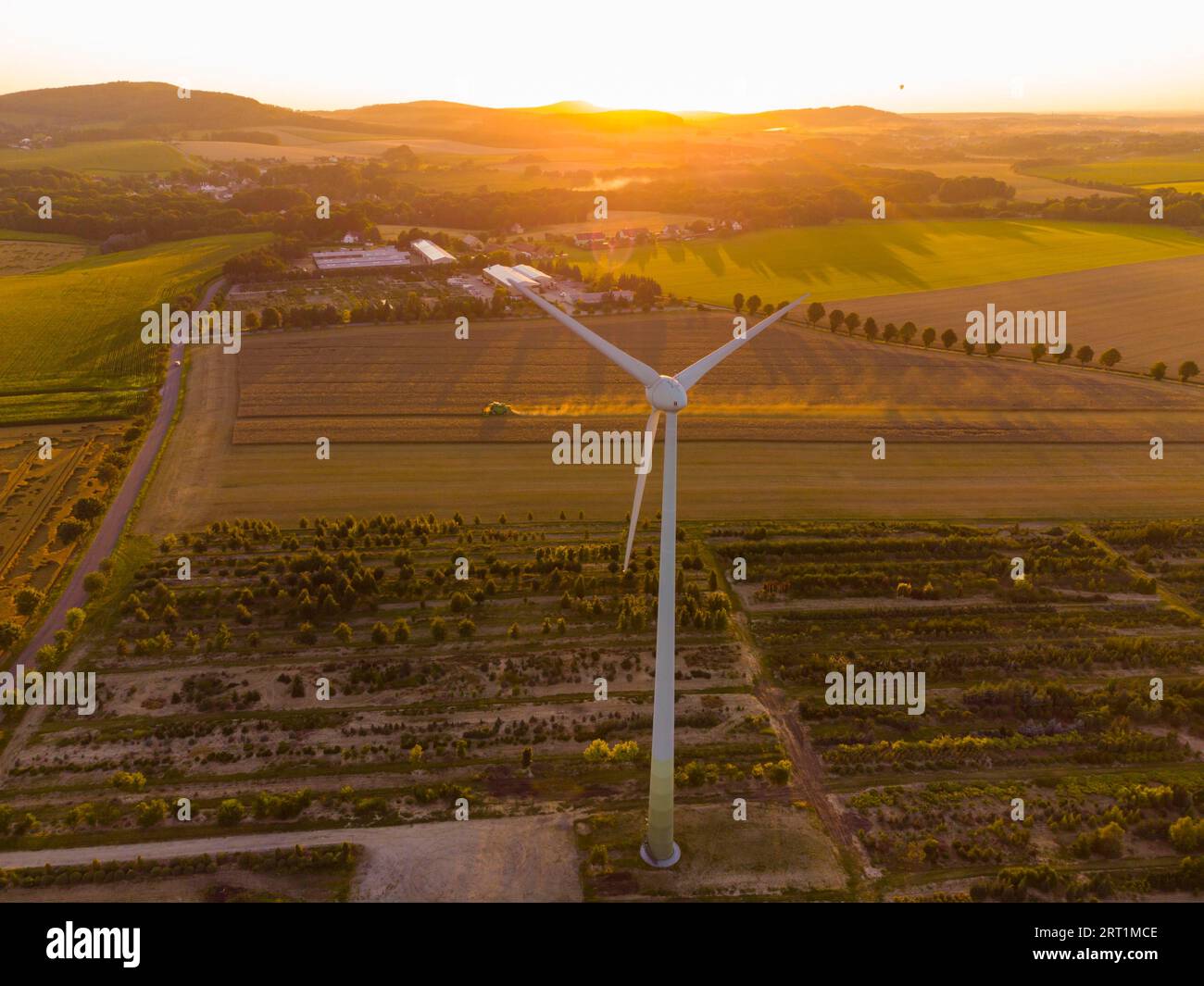 Lusatia wind turbine hi-res stock photography and images - Alamy