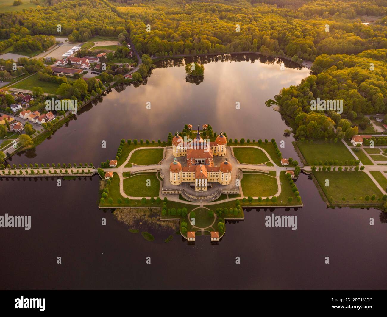 Moritzburg Baroque Palace in the Evening Stock Photo - Alamy