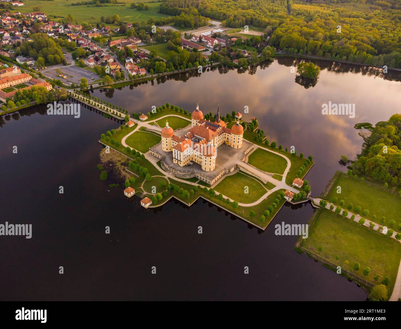 Moritzburg Baroque Palace in the Evening Stock Photo - Alamy