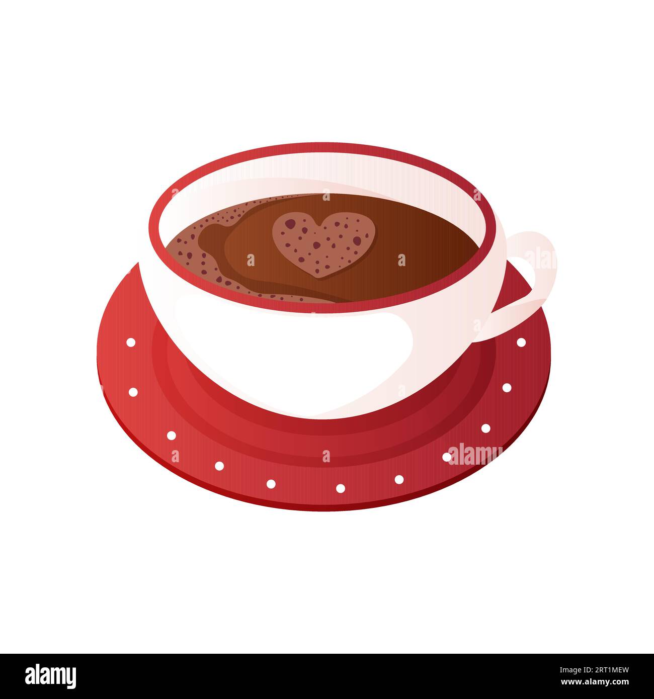 Hot chocolate drink outside Stock Vector Images - Alamy