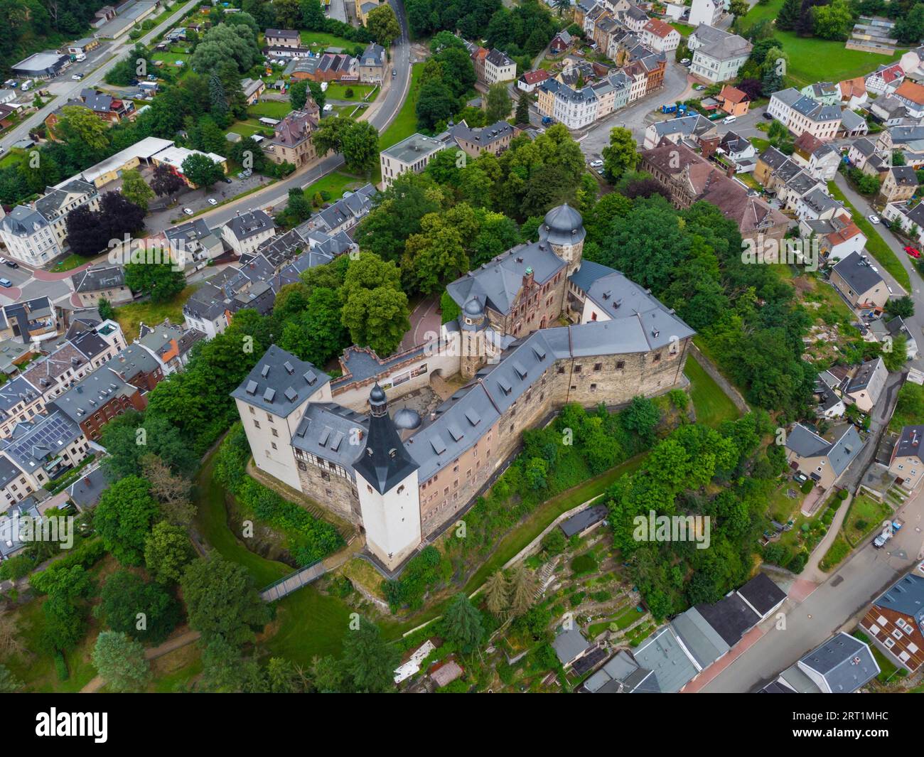 Mylau Castle is a fortified castle on a rocky spur in Mylau in the ...