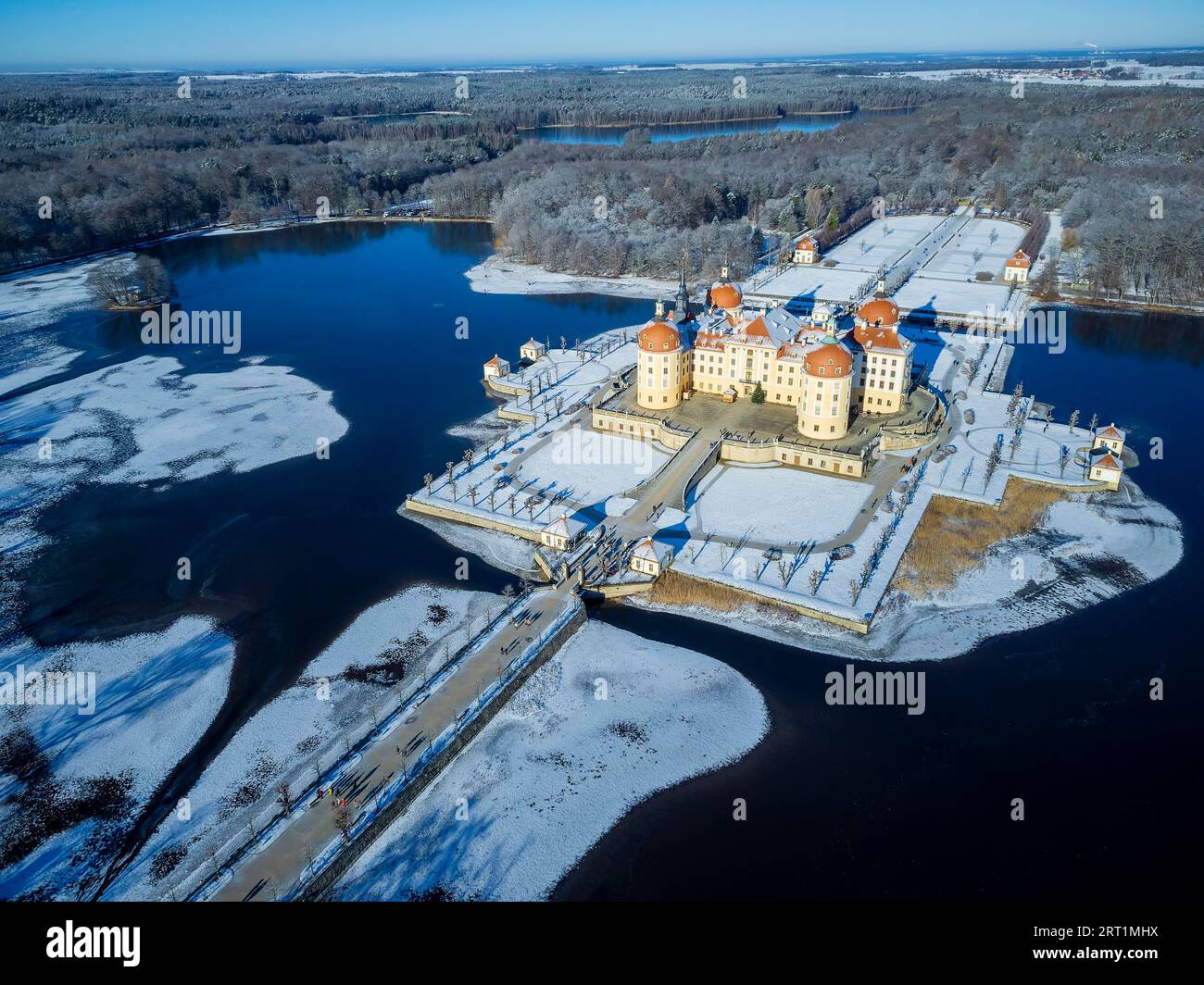 Moritzburg castle high angle hi-res stock photography and images - Alamy