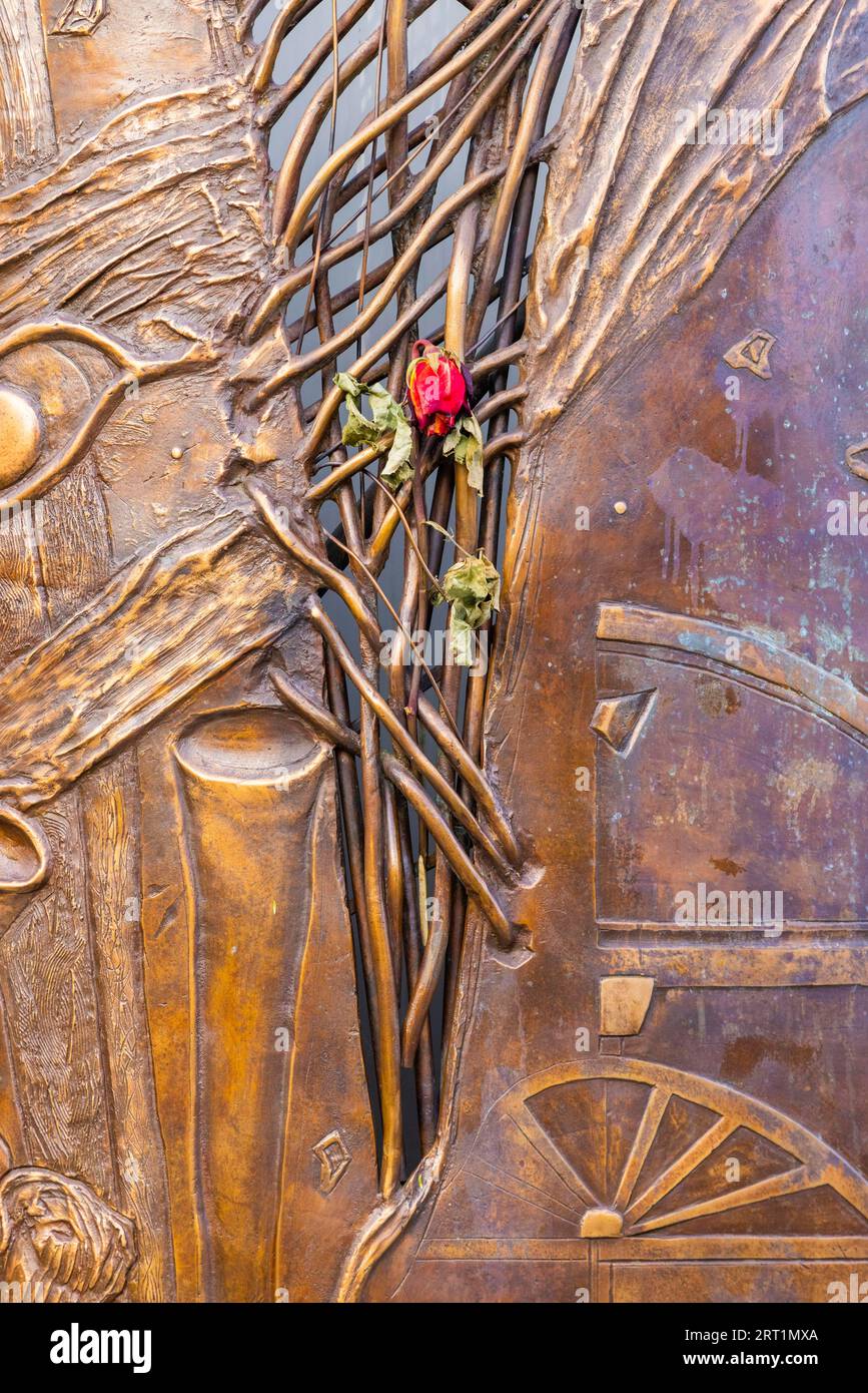 Peaceful Revolution Monument in Plauen Stock Photo - Alamy