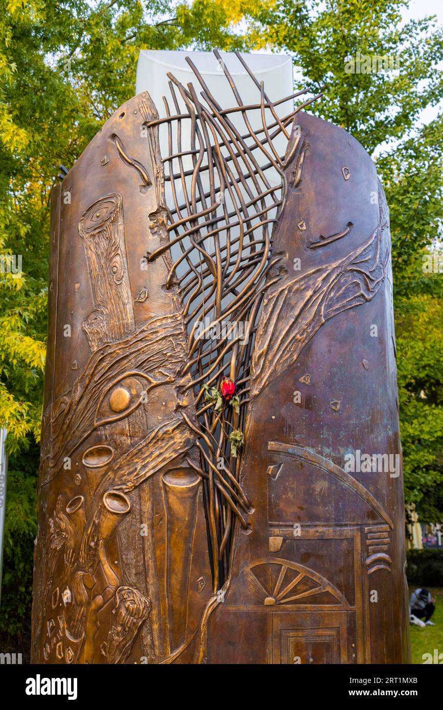 Peaceful Revolution Monument in Plauen Stock Photo - Alamy