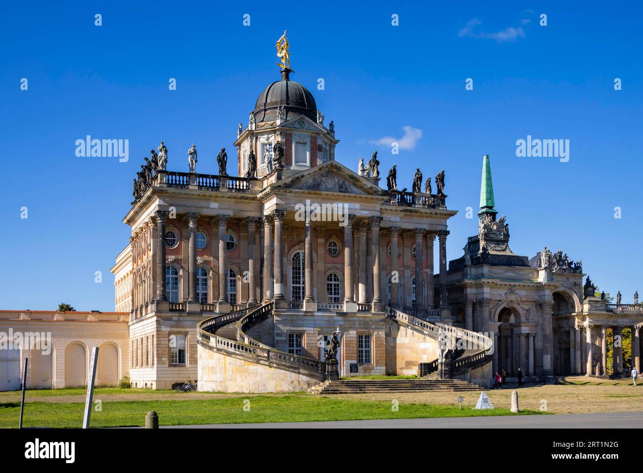 Park Sanssouci is part of the Potsdam palace park ensemble. Colonnade ...