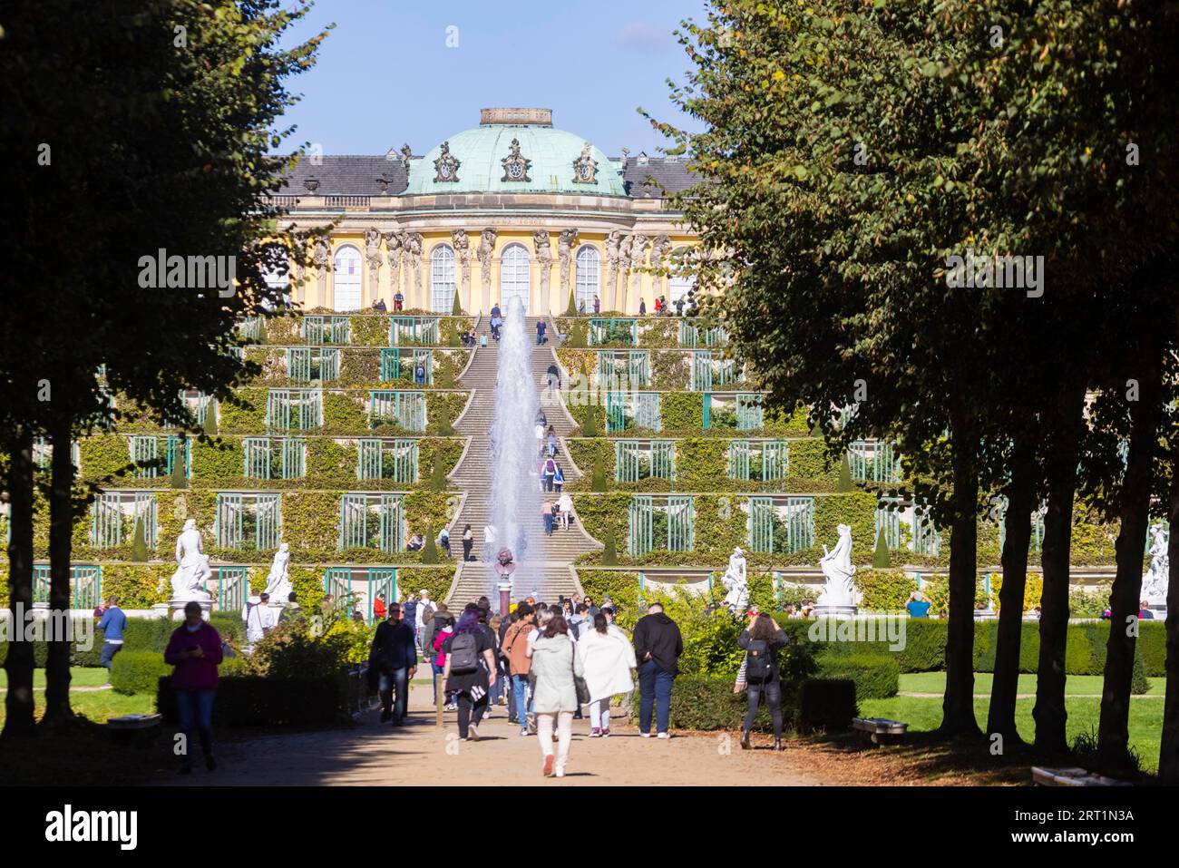 Sanssouci Palace, Royal Summer Palace with 18th century furniture and ...