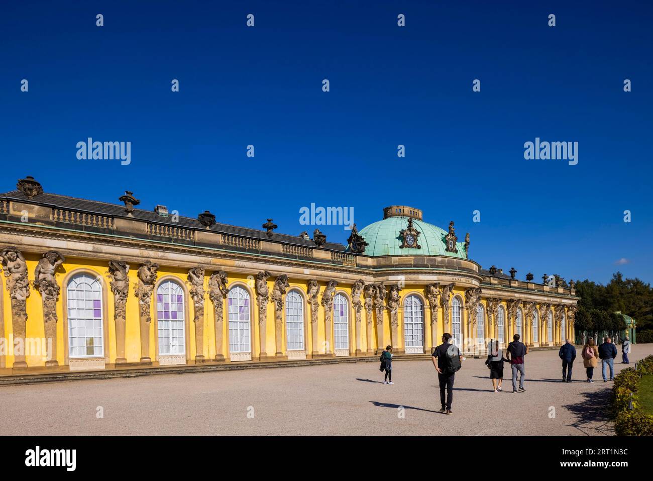 Sanssouci Palace, Royal Summer Palace with 18th century furniture and ...