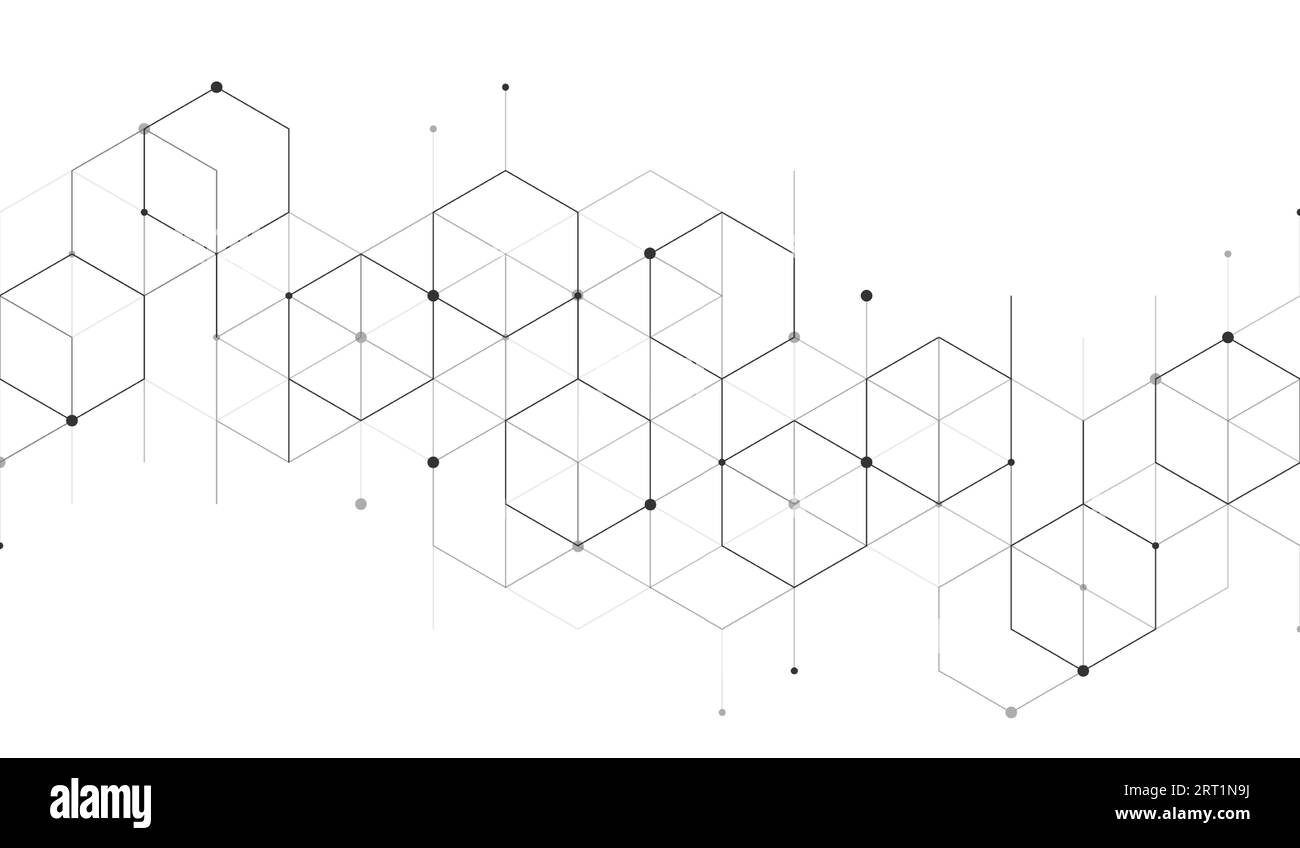 Modern technology vector illustration with square grid. Technology ...