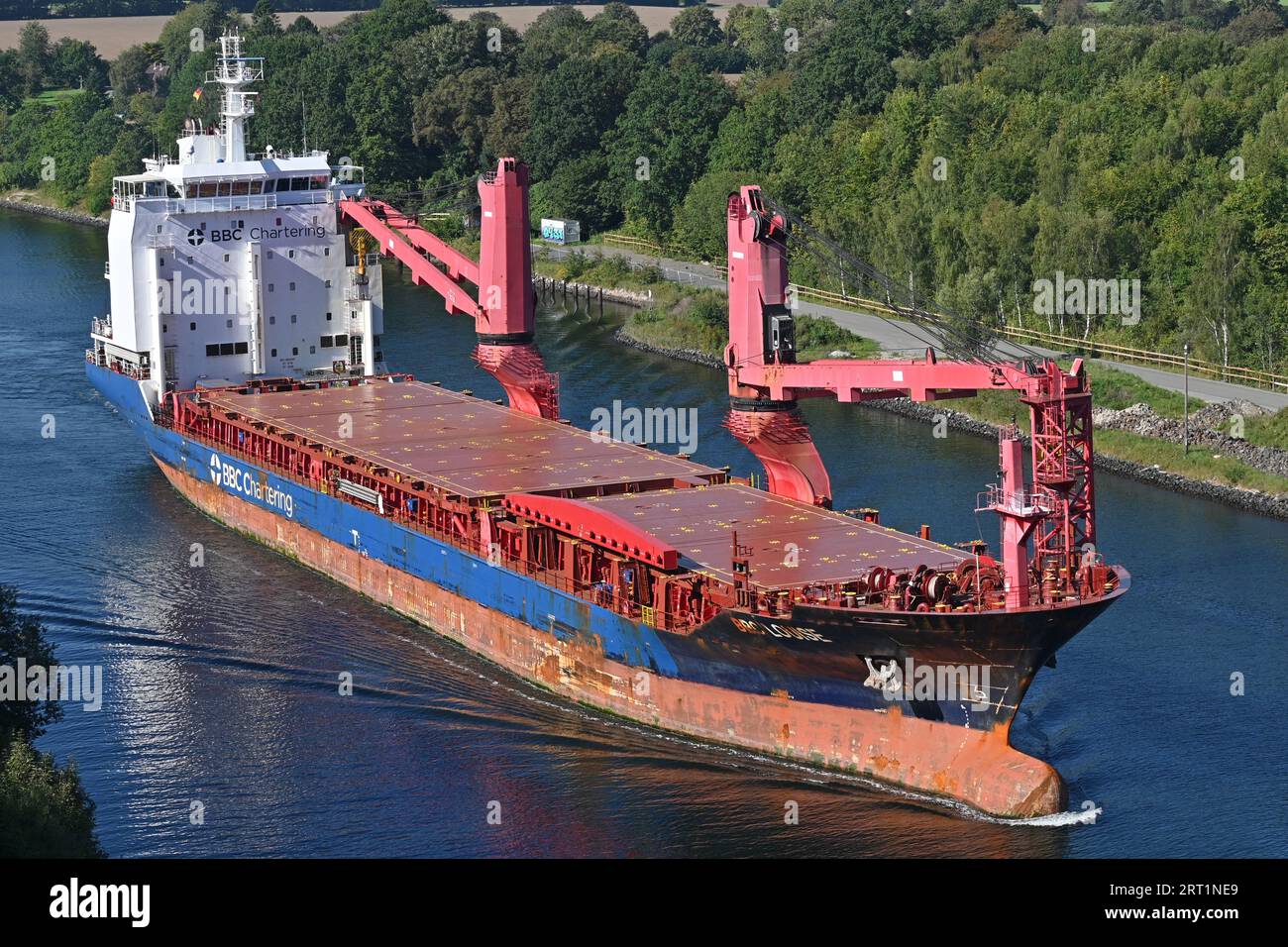 General Cargo Ship BBC LOUISE at the Kiel Canal Stock Photo - Alamy