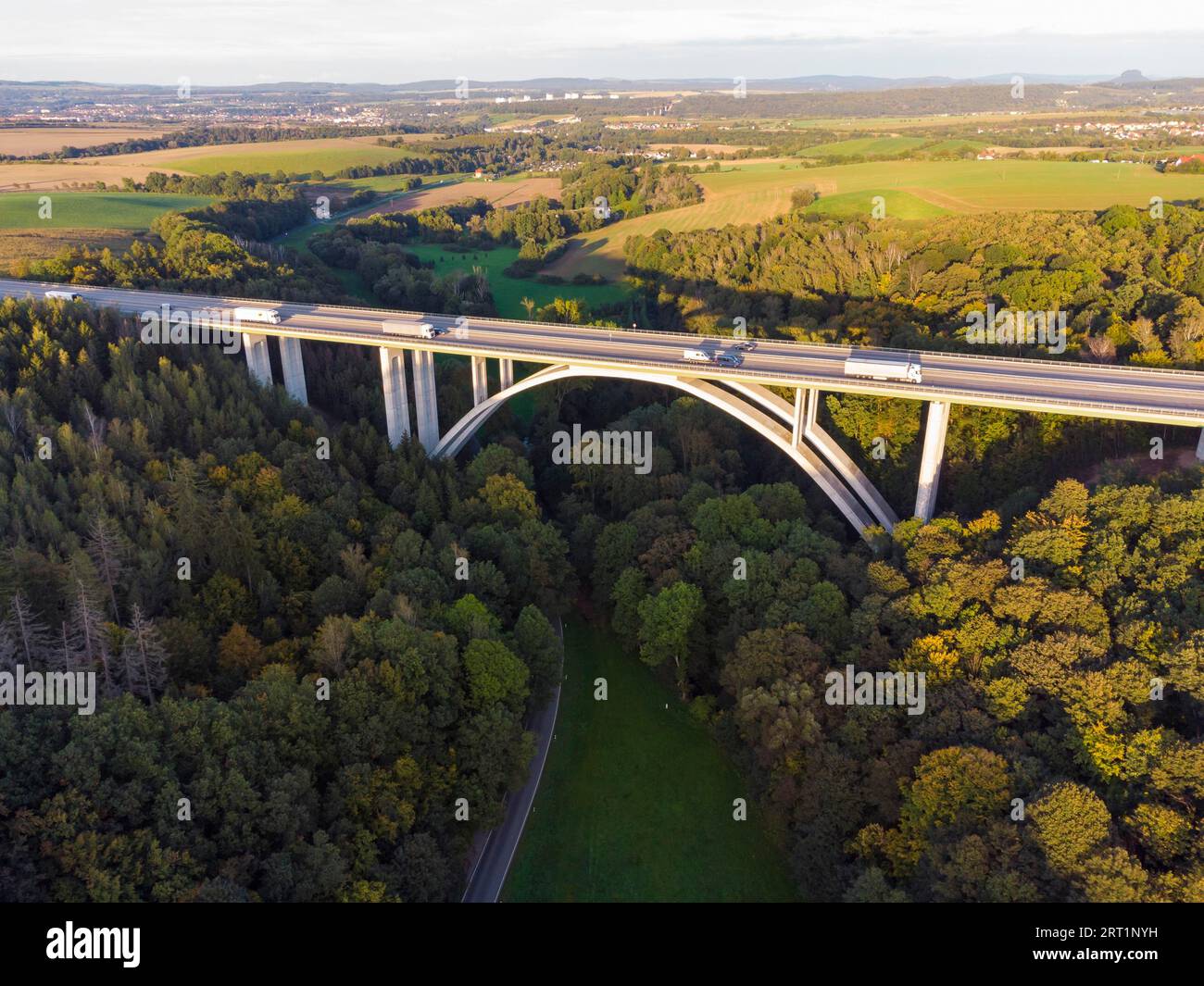 The Seidewitztal bridge is the largest reinforced concrete arch bridge ...