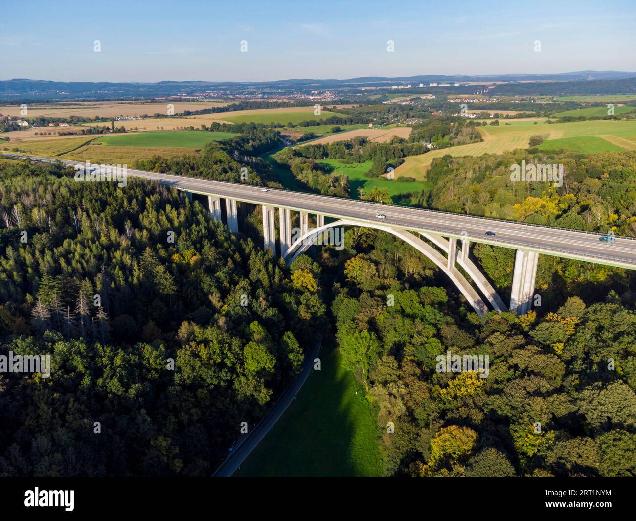 The Seidewitztal bridge is the largest reinforced concrete arch bridge ...