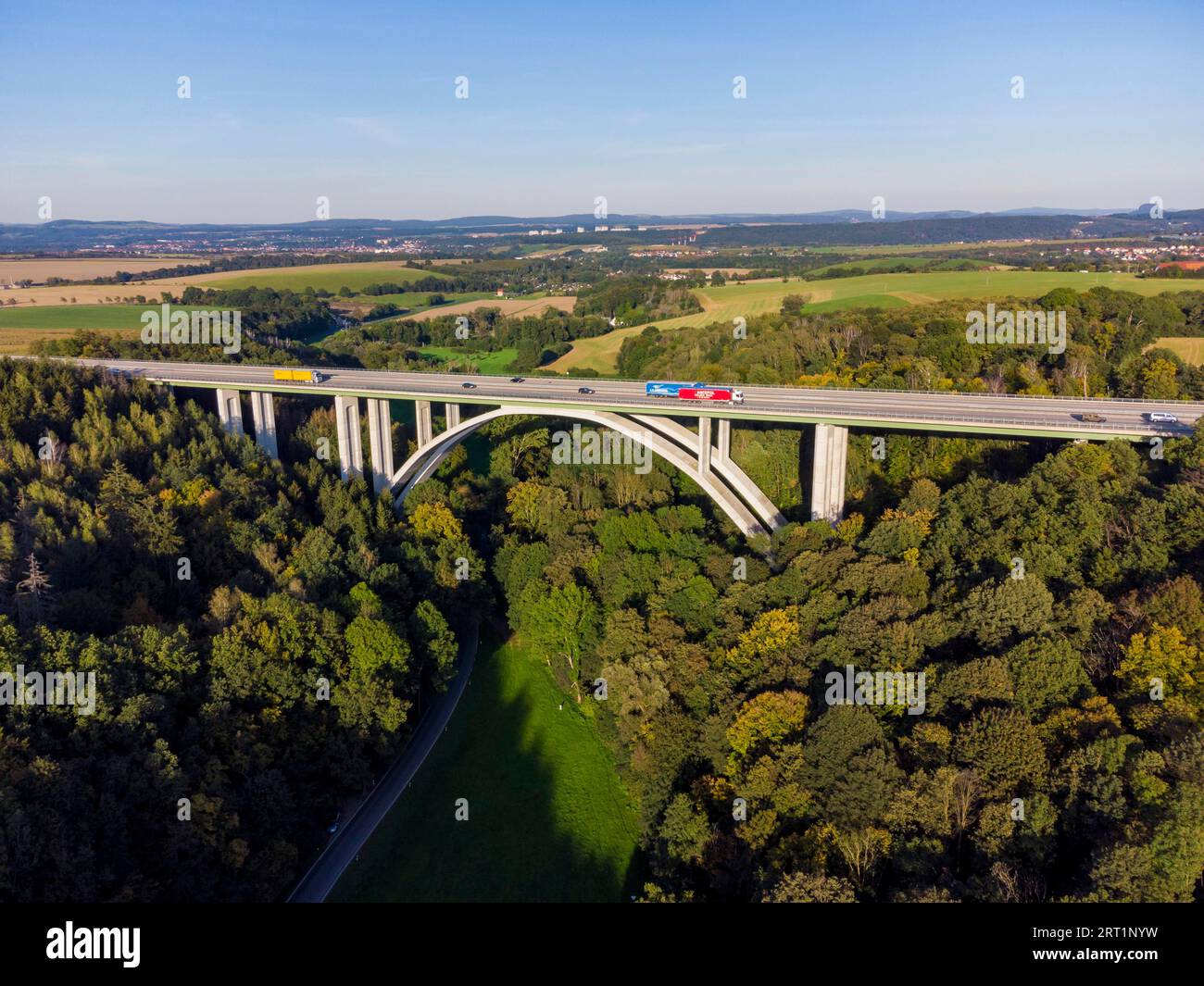 The Seidewitztal bridge is the largest reinforced concrete arch bridge ...