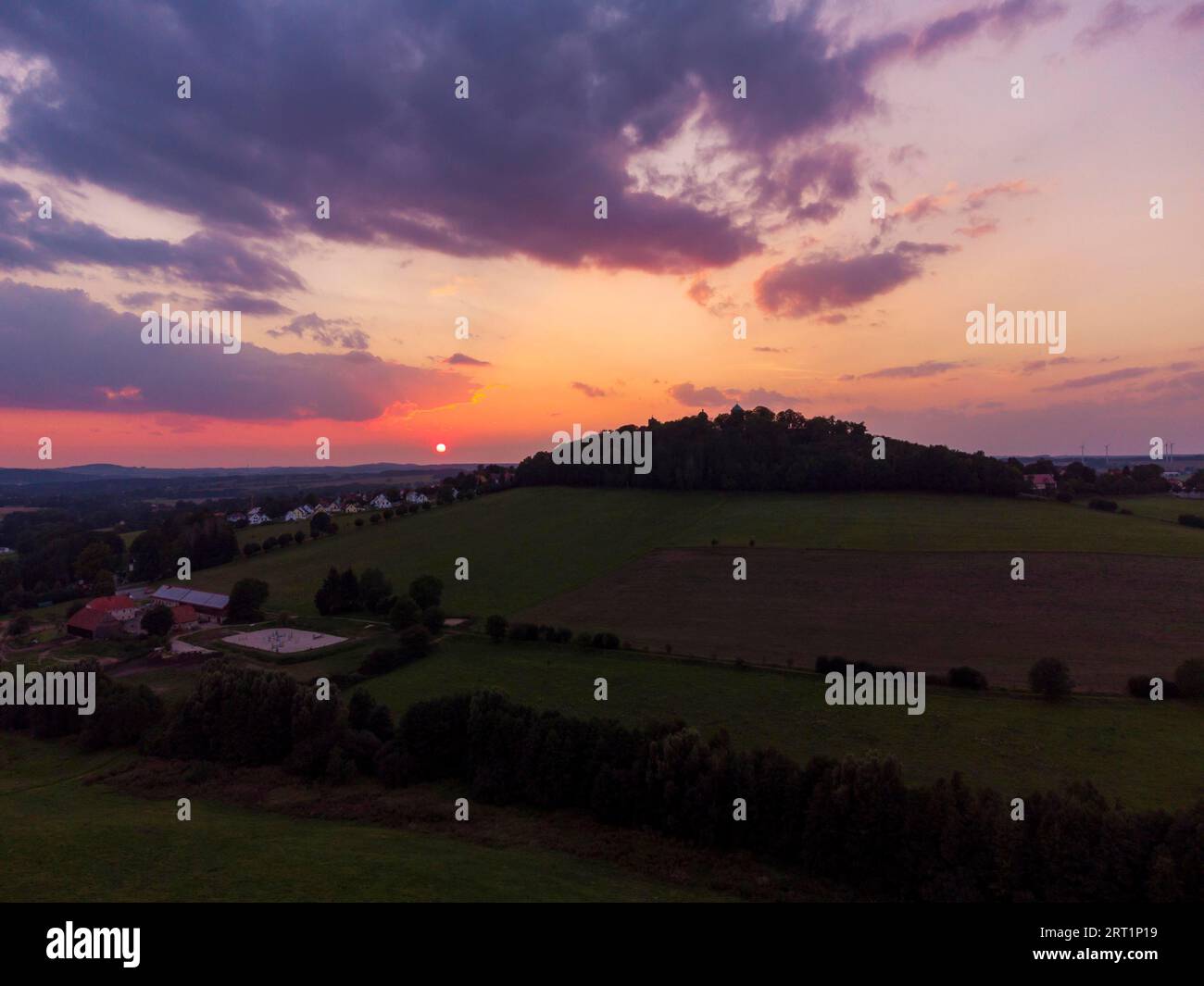 Castle on mountain cone hi-res stock photography and images - Alamy