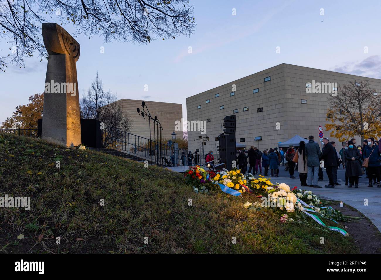 On the occasion of the 83rd anniversary of the Reich Pogrom Night, the ...