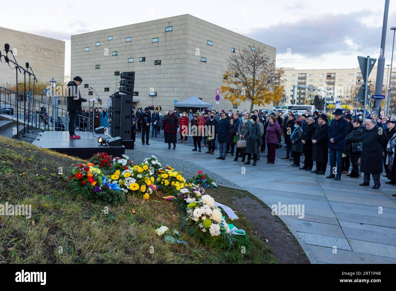 On the occasion of the 83rd anniversary of the Reich Pogrom Night, the ...