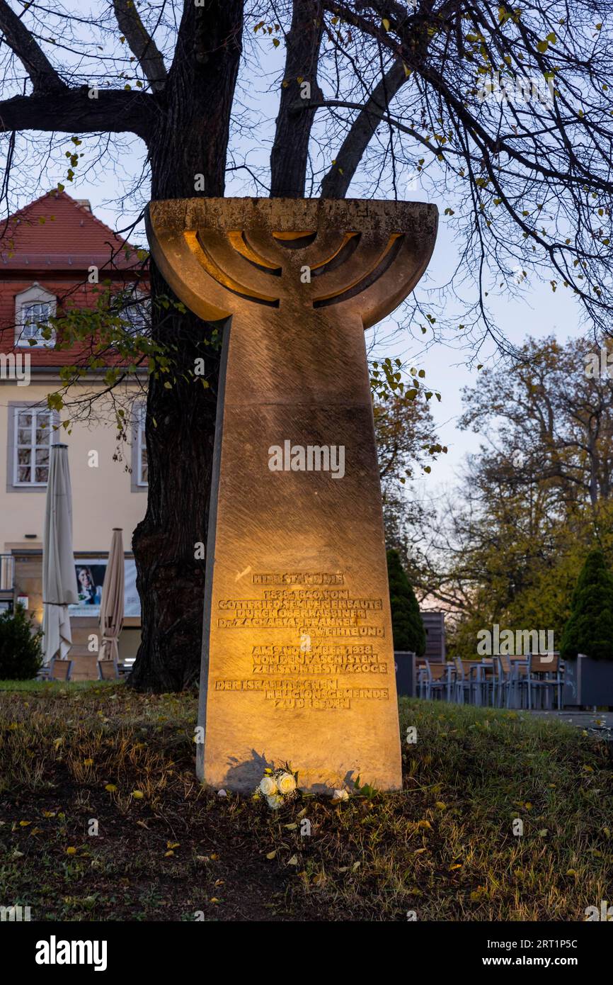 On the occasion of the 83rd anniversary of the Reich Pogrom Night, the ...
