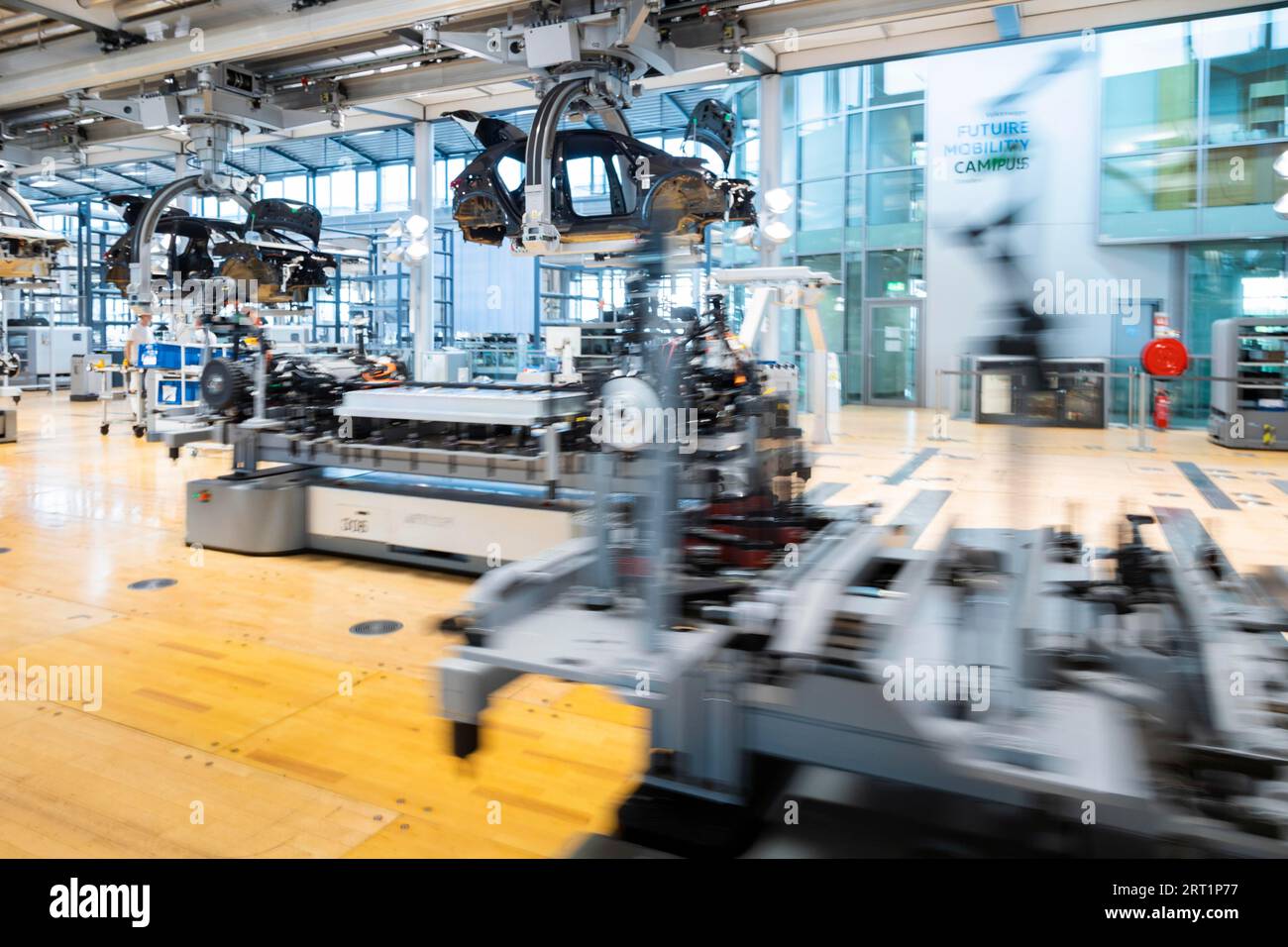 Volkswagen has been producing the all-electric ID.3 at the Transparent ...