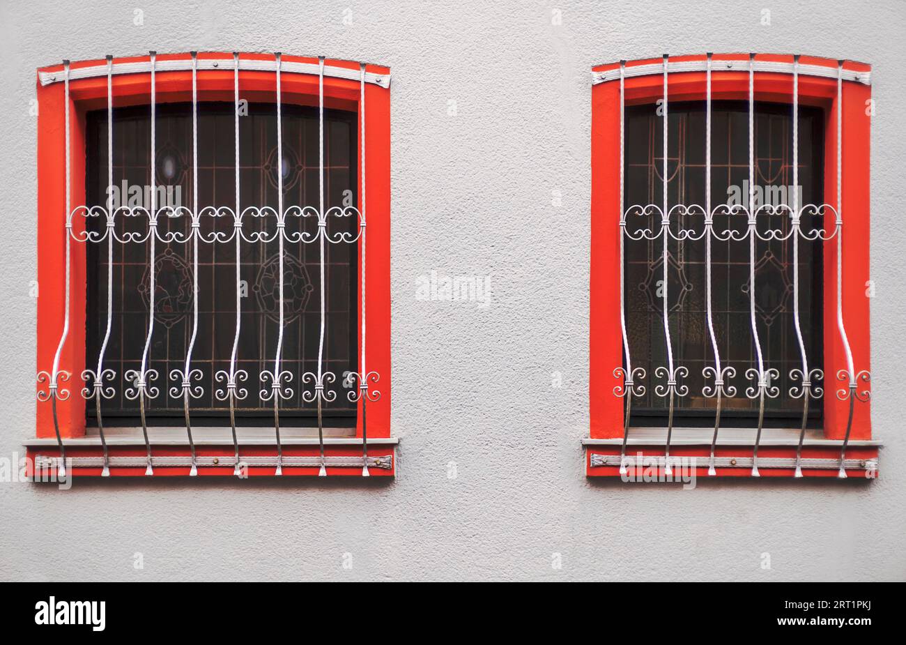 Window with grille Stock Photo - Alamy