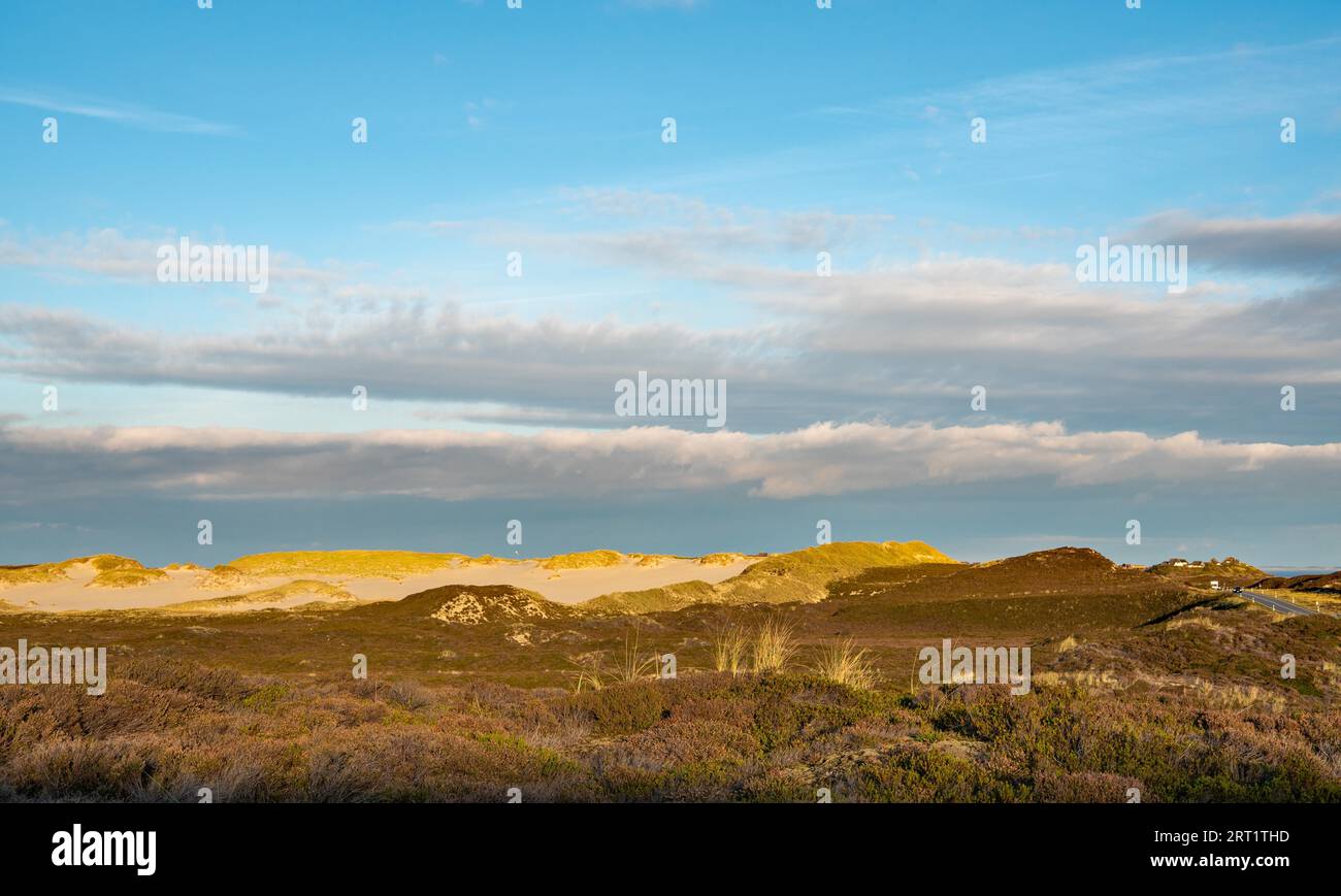 Shifting sand dunes off List North Stock Photo - Alamy