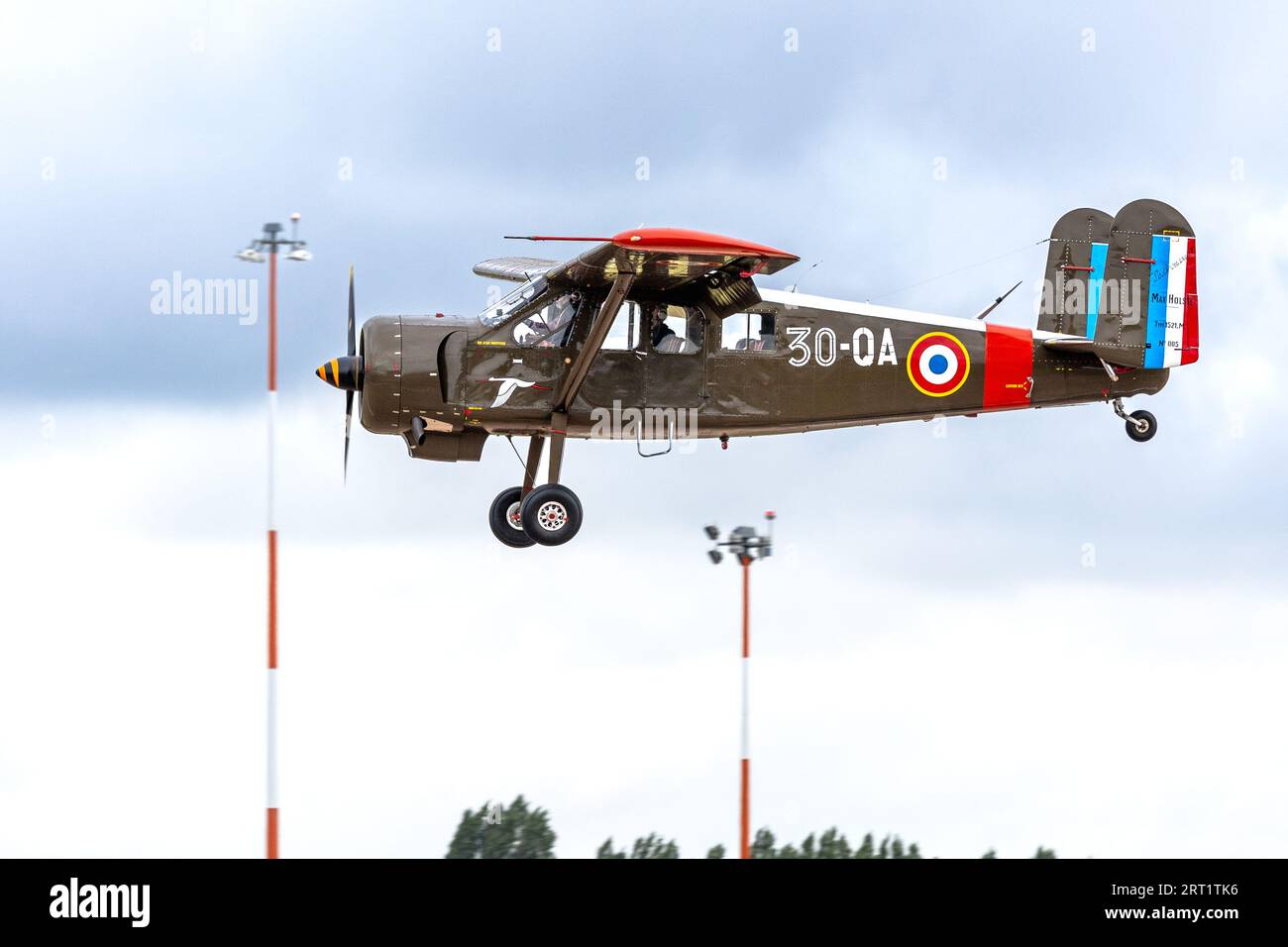 Max Holste MH.1521 Broussard, arriving at RAF Fairford for the Royal ...