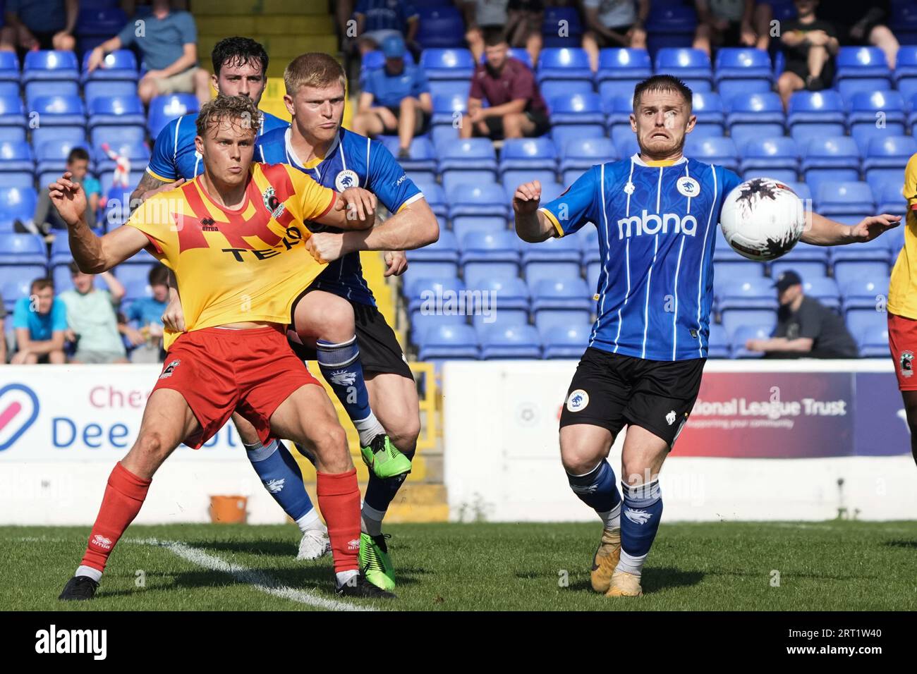 Chester v Blyth Spartans 9 September 2023 at the Leap 76 Stadium ...