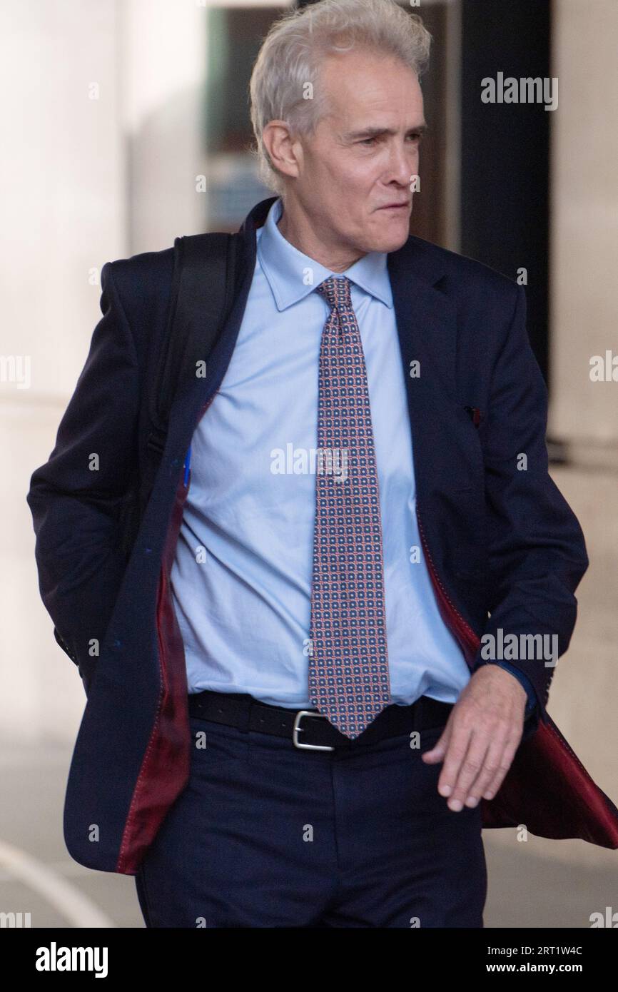 London, UK. 10 Sep 2023. Chief prisons inspector Charlie Taylor departs ...