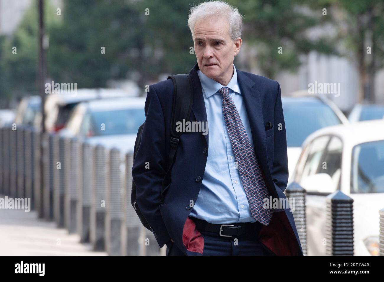 London, UK. 10 Sep 2023. Chief prisons inspector Charlie Taylor departs ...