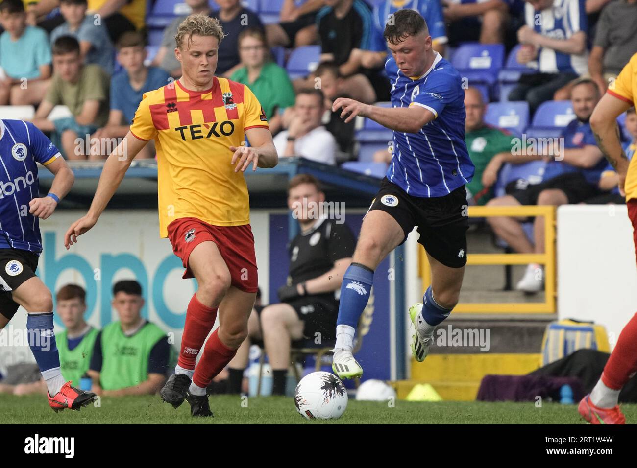 Chester v Blyth Spartans 9 September 2023 at the Leap 76 Stadium ...