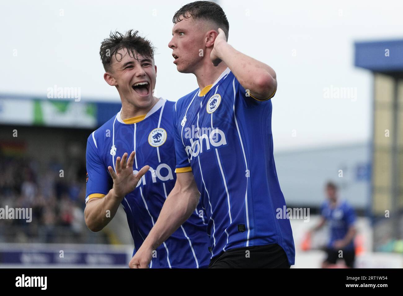 Chester v Blyth Spartans 9 September 2023 at the Leap 76 Stadium ...