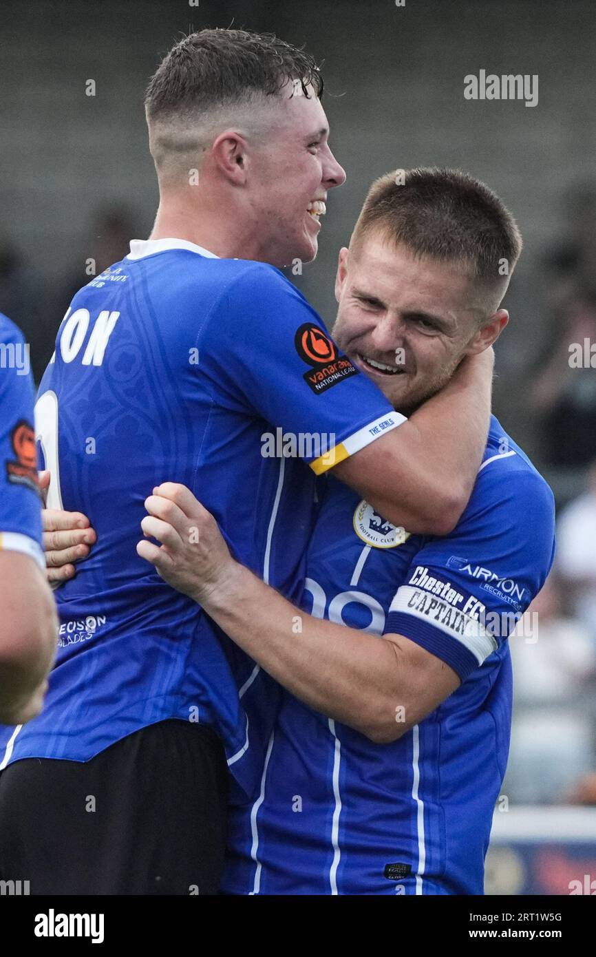 Chester v Blyth Spartans 9 September 2023 at the Leap 76 Stadium ...