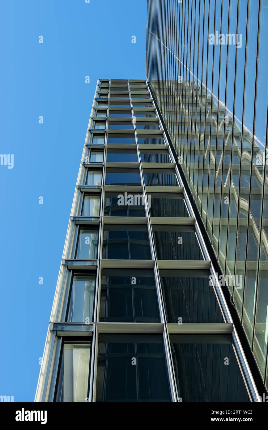 Glass facade of a high-rise building Stock Photo - Alamy
