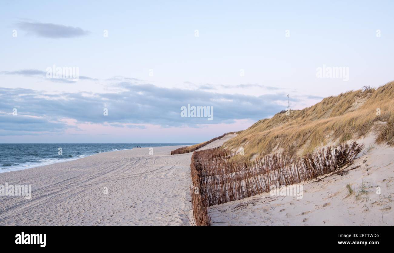 Coastal protection on the North Sea west coast off List Stock Photo - Alamy