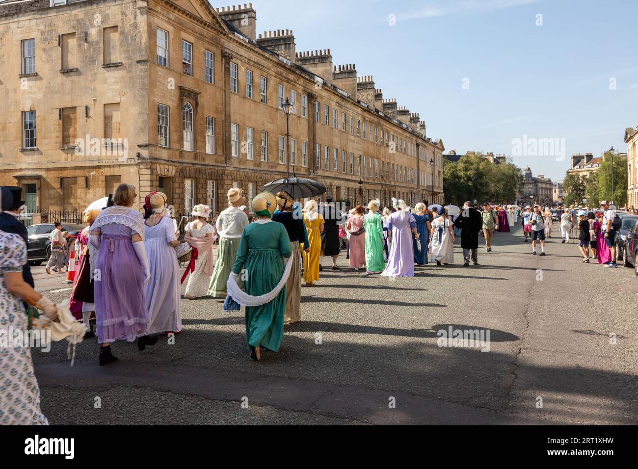Jane Austen Festival 2023. The Grand Regency Costumed Promenade where ...