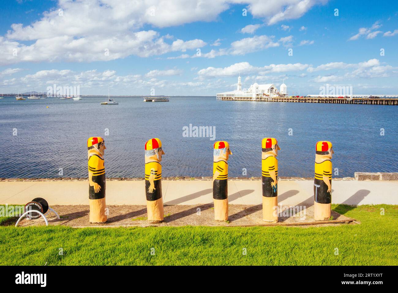 The Geelong waterfront and the Western Beach Sea Bathing Company ...
