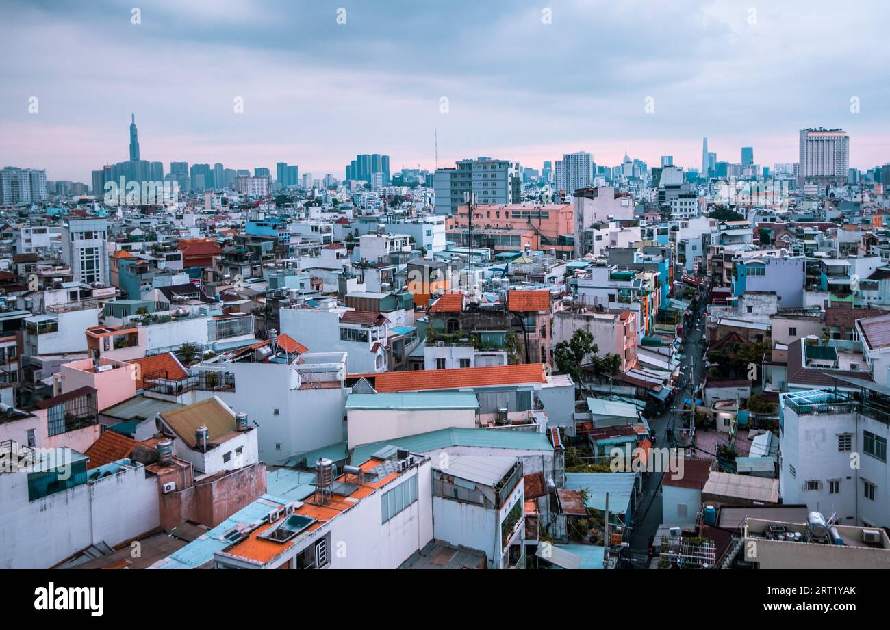 Birds eye view saigon hi-res stock photography and images - Alamy