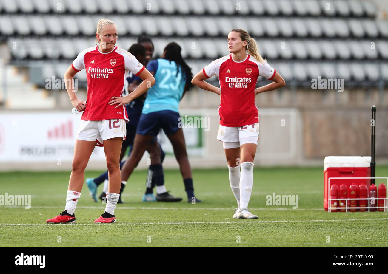 Linköping, Sweden. 9th, September, 2023. Arsenal players, no. 12 Frida ...