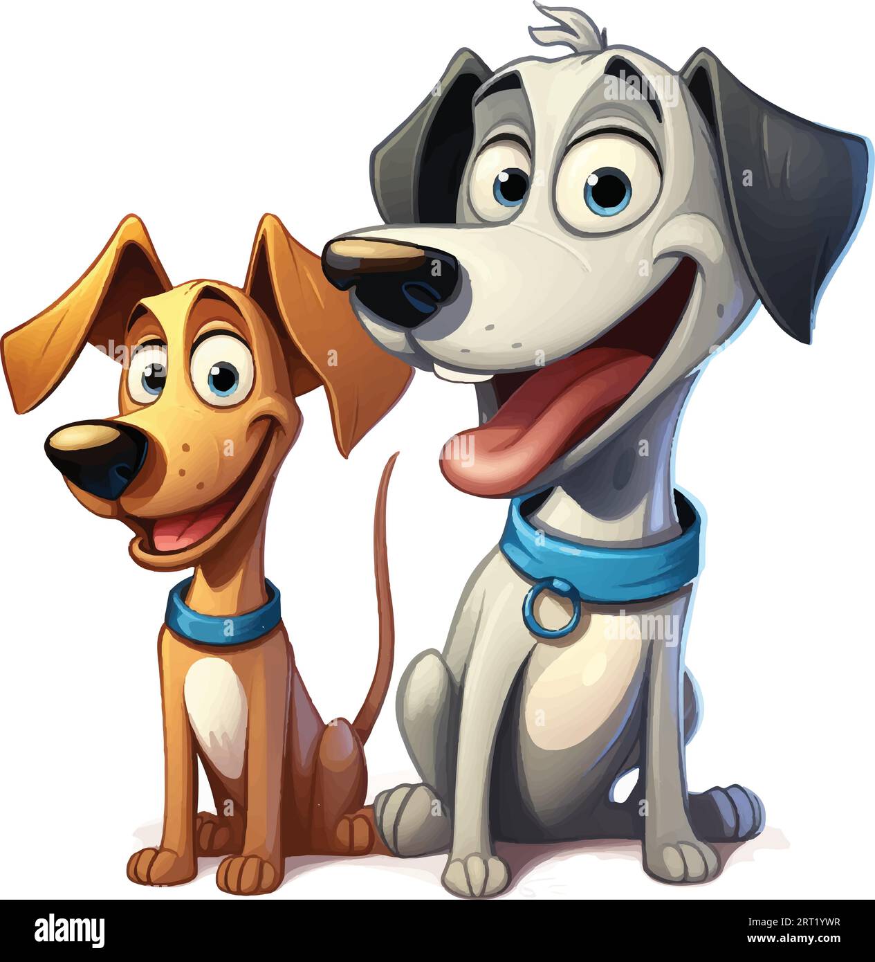 Sticker of dog Cut Out Stock Images & Pictures - Alamy