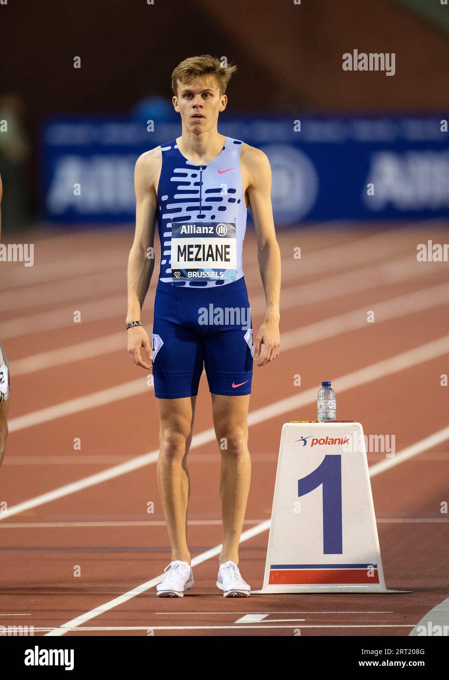 Yanis Meziane of France competing in the men’s 800m at the Allianz ...
