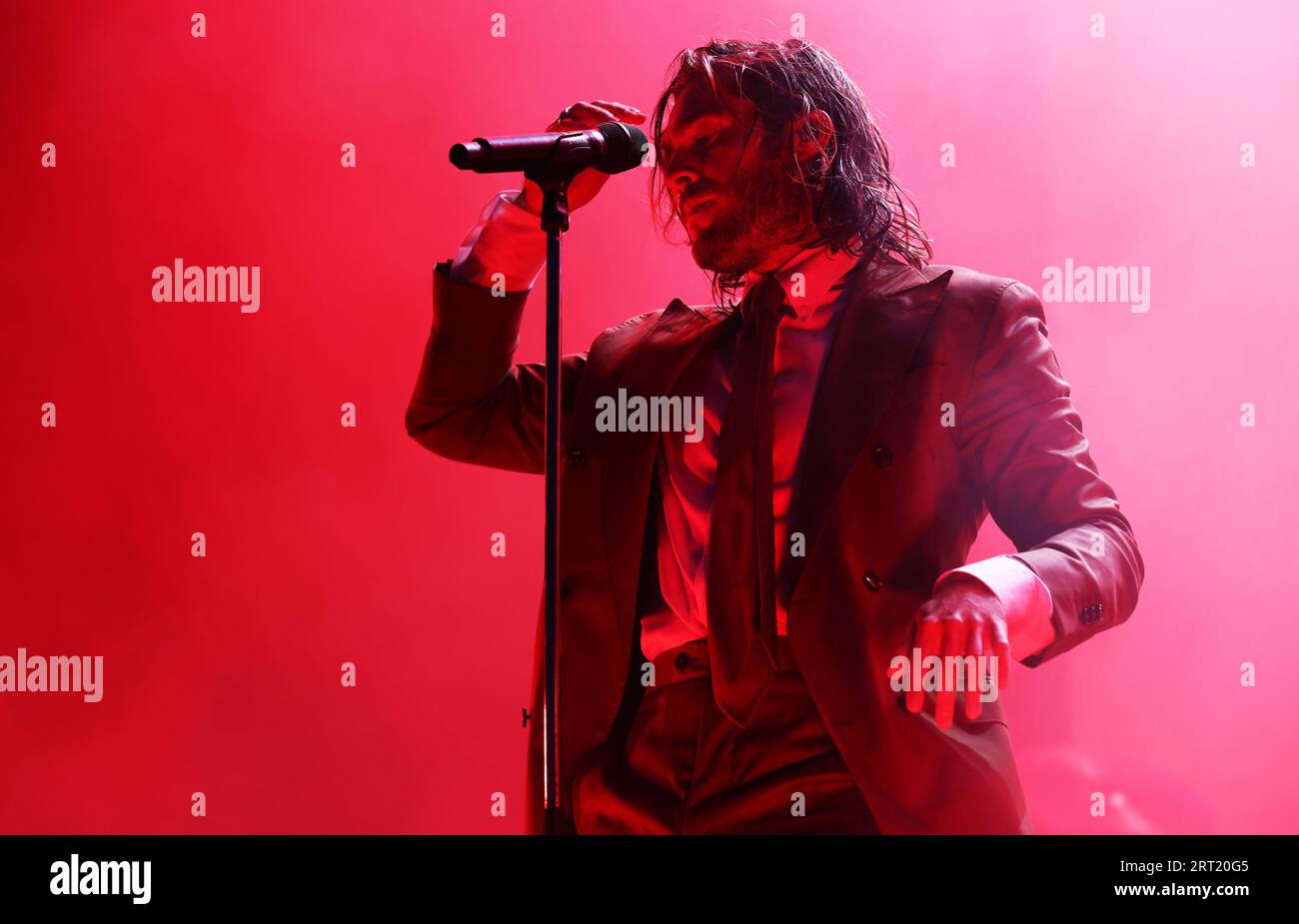 Linköping, Sweden. 9th, September, 2023. Benjamin Ingrosso, concert ...