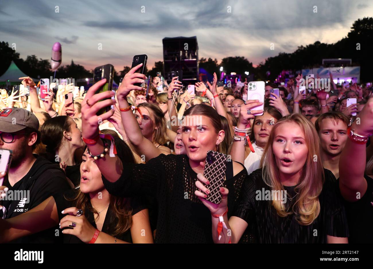Linköping, Sweden. 9th, September, 2023. Benjamin Ingrosso, concert ...