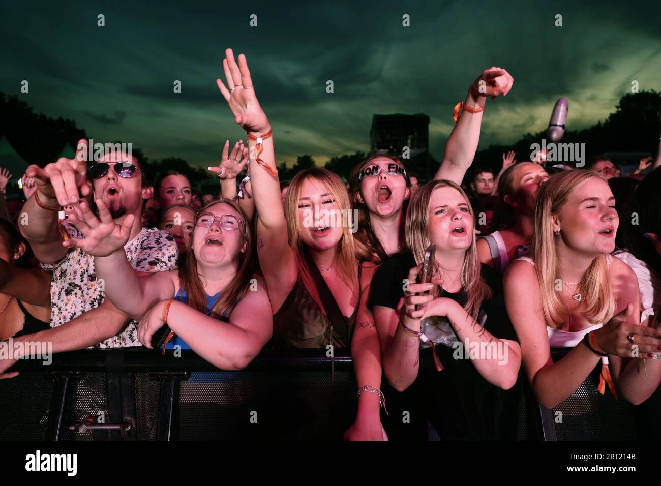 Linköping, Sweden. 9th, September, 2023. Benjamin Ingrosso, concert ...