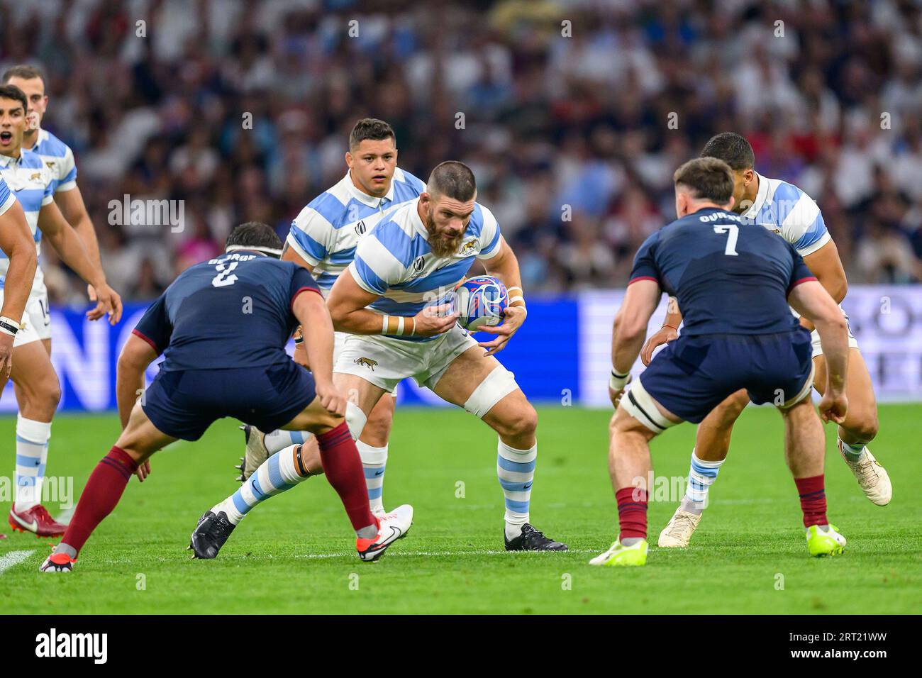 Marcos Kremer of Argentina during the Rugby World Cup 2023 match ...