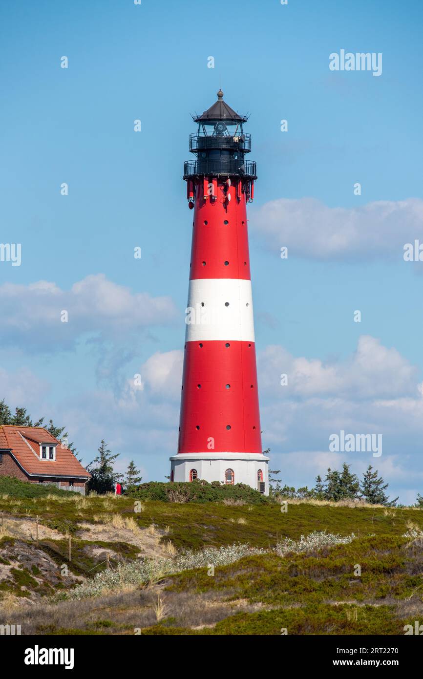 Sea mark on the North Sea island of Sylt off Hoernum Stock Photo - Alamy